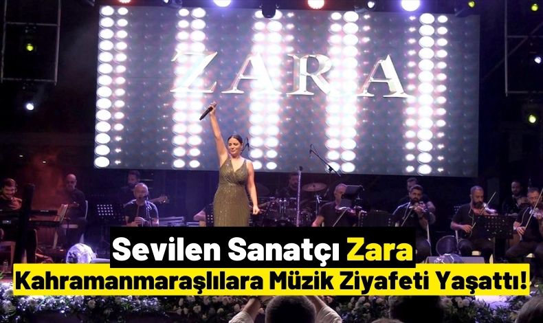 Türk Halk Müziği Sanatçısı Zara Kahramanmaraşlılara Konser Verdi ...